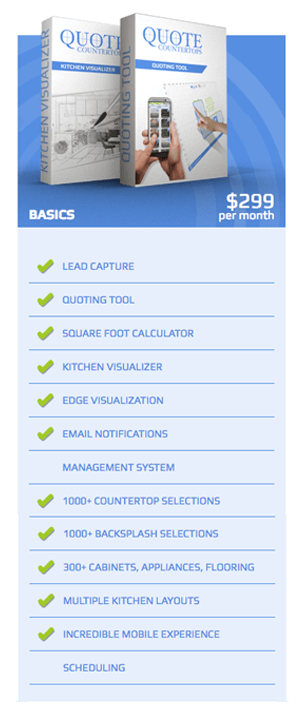Countertop Estimator - Kitchen Visualizers Bath Visualizers For Contractors